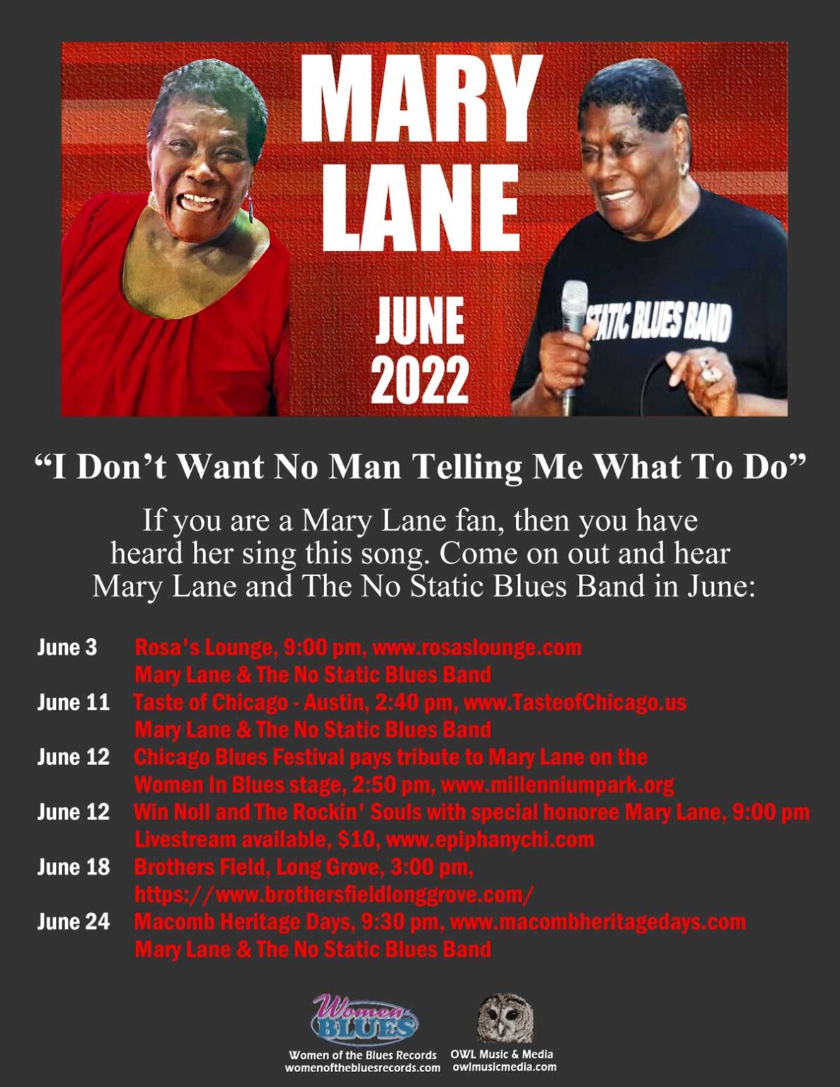 News – Women of the Blues Foundation Inc. 501(c)(3) Not for profit.